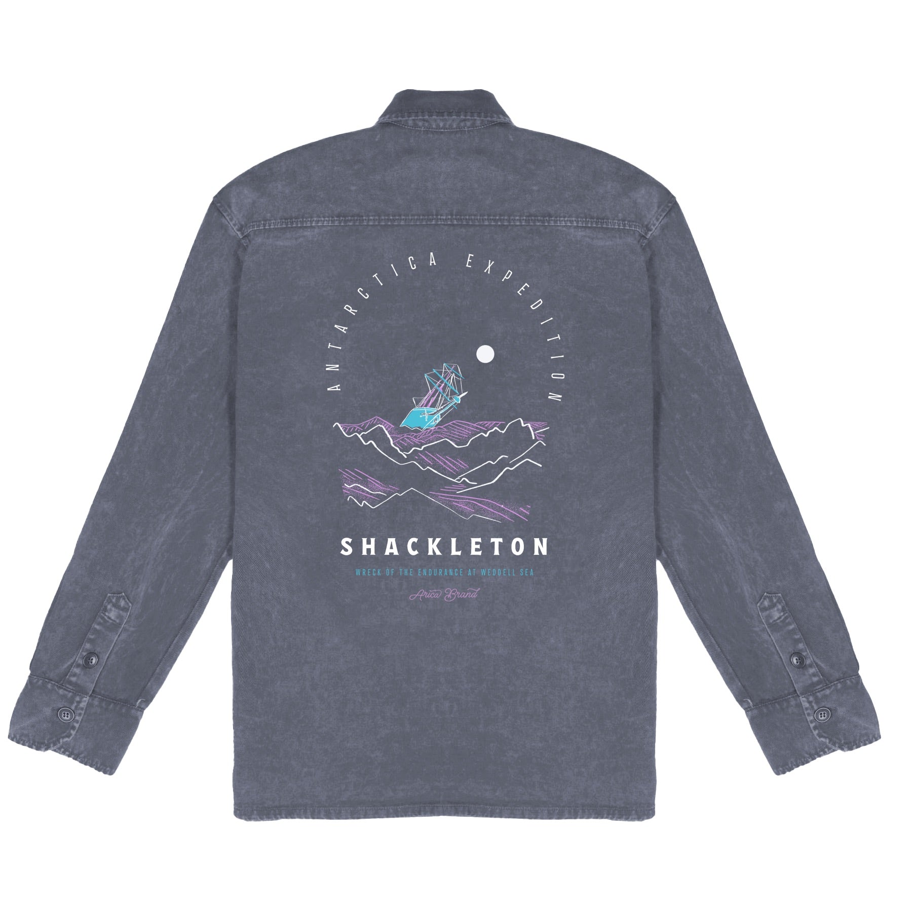 Shackleton Jacket Navy premium – Arica Brand